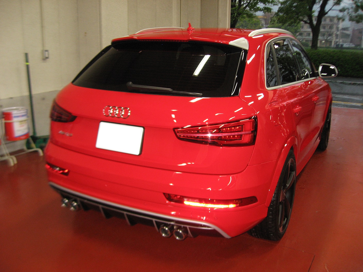 AUDI RSQ3（8U）完成 | 広島の自動車整備・タイヤ交換・タイヤ預かりは「S.A」